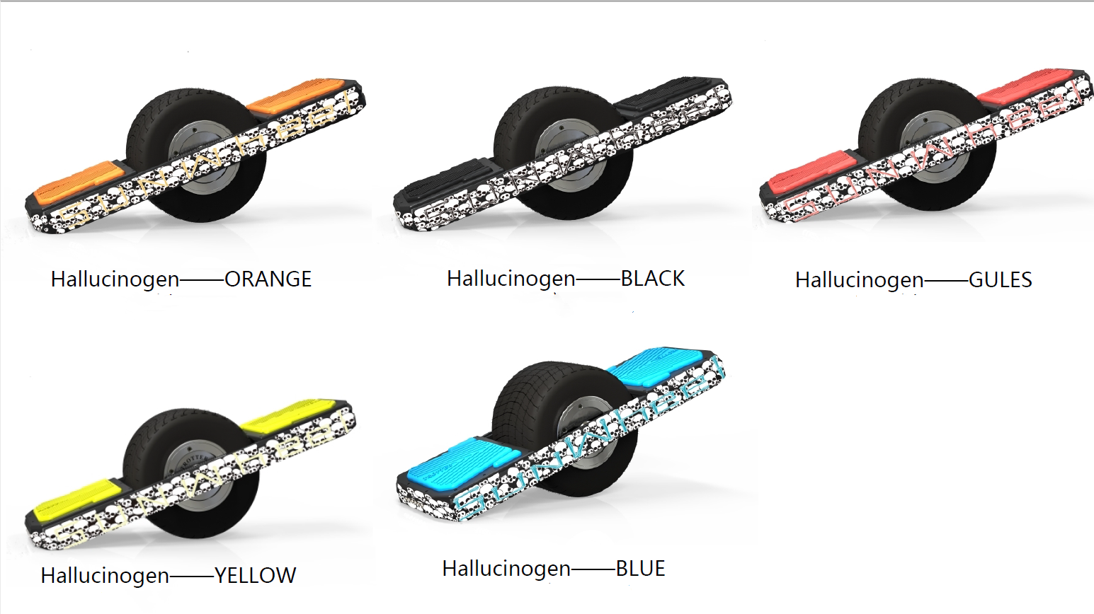 electric skateboard with one wheel